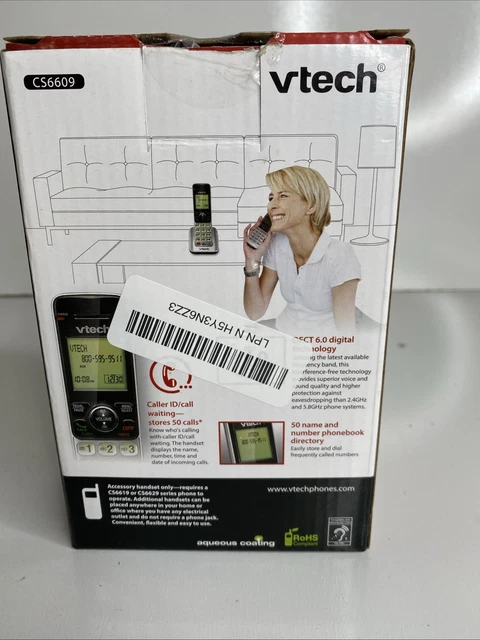 VTECH CS6609 SINGLE Line Phone With Caller ID/Call Waiting Replacement ...