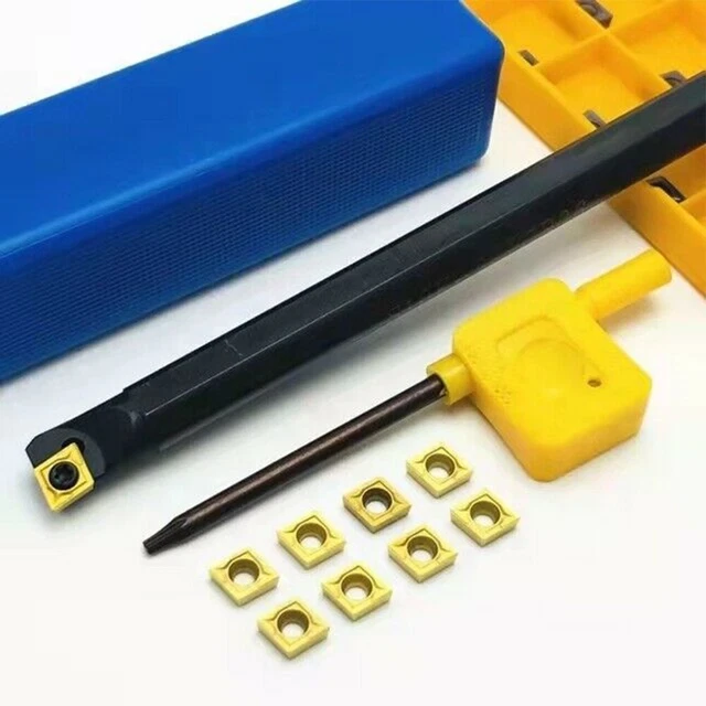 BARRE D'AL SAGE DE tour interne robuste de 12 mm pour tournage avec insert en c EUR 18,68 ...