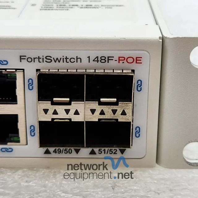 FORTINET FS-148F-POE FORTISWITCH 48-Port PoE Switch $495.00 - PicClick
