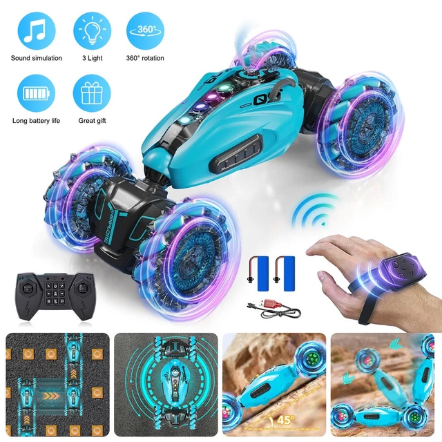 OFF-ROAD RC STUNT Car 4WD Remote Control Cars for Kids Gesture Sensing ...