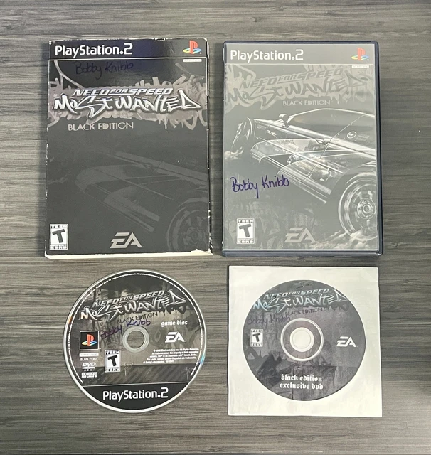 NEED FOR SPEED: Most Wanted Black Edition PS2 (PlayStation 2, 2005) No ...
