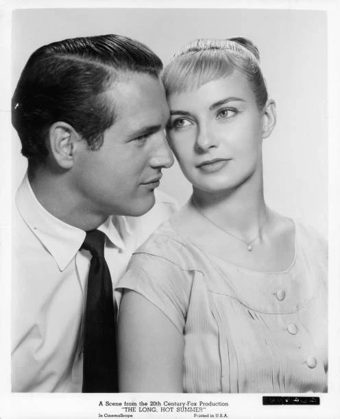 PAUL NEWMAN AND Joanne Woodward for the film The Long Hot Summer 1- Old ...