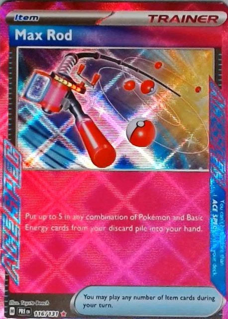 POKEMON | SV: Prismatic Evolutions | Max Rod | 116/131 | NM Holo £1.77 ...