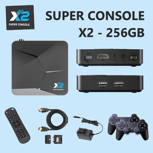 SUPER CONSOLE X2 256Gb Arcade Game Box (S905X2 Play Emulator Station X ...