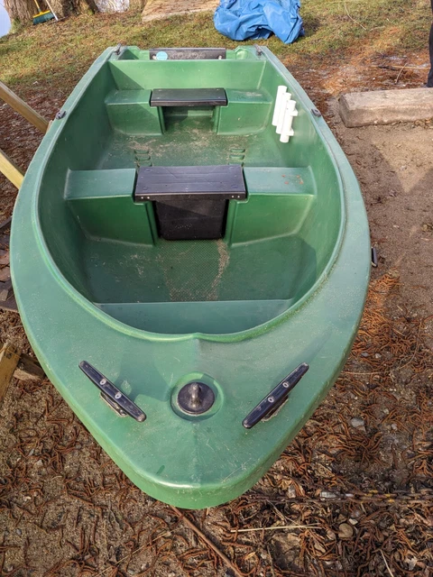 RUDERBOOT BOOT MOTORBOOT Angelboot Angelkahn PE Pioner 12 grün EUR 1. ...