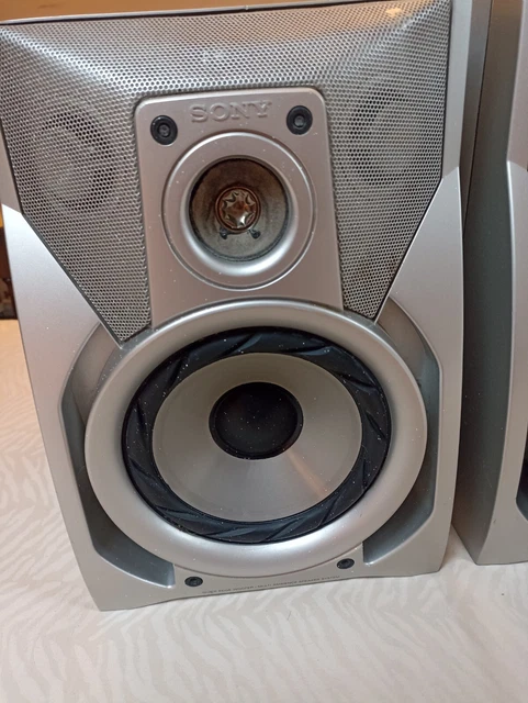 SONY SPEAKER SYSTEM - Silver - Used £12.00 - PicClick UK