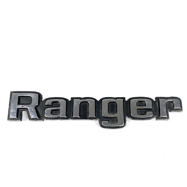 1980’S FORD RANGER Name Badge Trim Emblem Plaque Original Metal ...