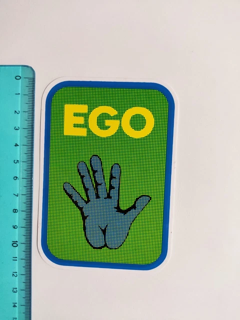 ADHESIVE EGO STICKER Autocolant Vintage 80s Original $24.43 - PicClick AU