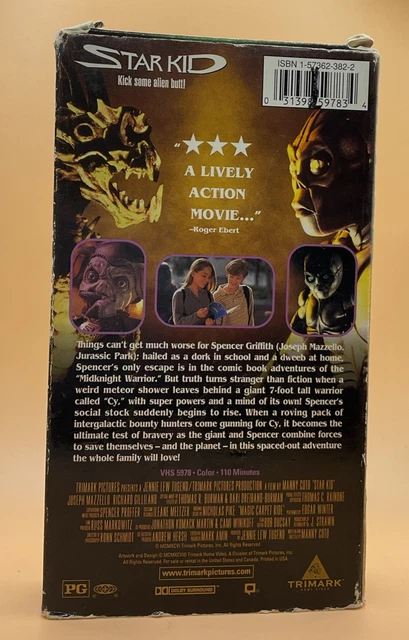 STAR KID VHS 1998 Joseph Mazzello **Buy 2 Get 1 Free** £6.27 - PicClick UK