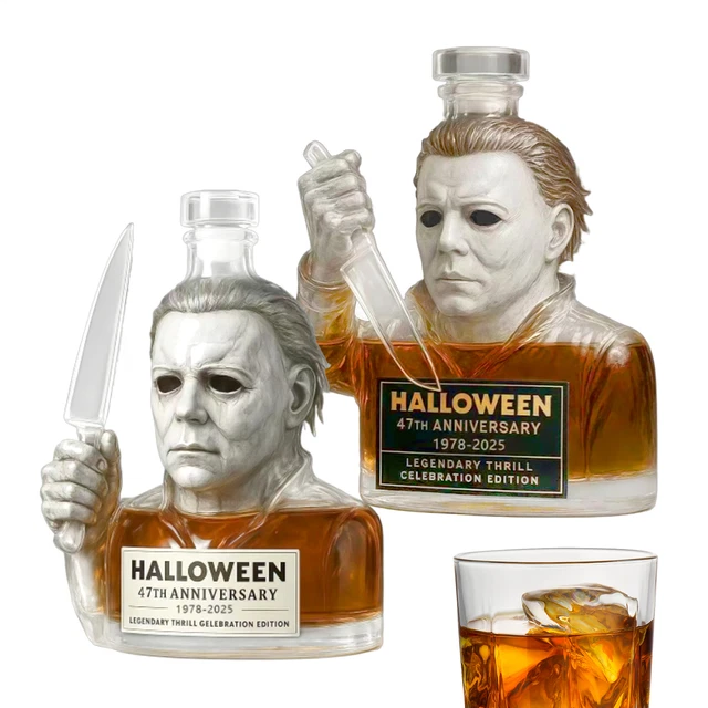 MICHAEL MYERS 47TH Anniversary Whiskey Bottle 1978-2025 For Home ...