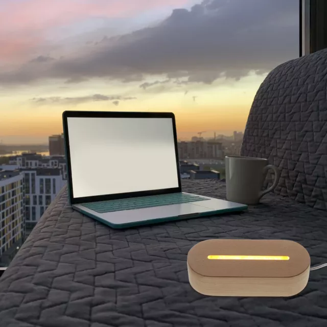 DISPLAY LIGHT BASE Night Spheres Oval LED Office Table Decoration £7.45 ...