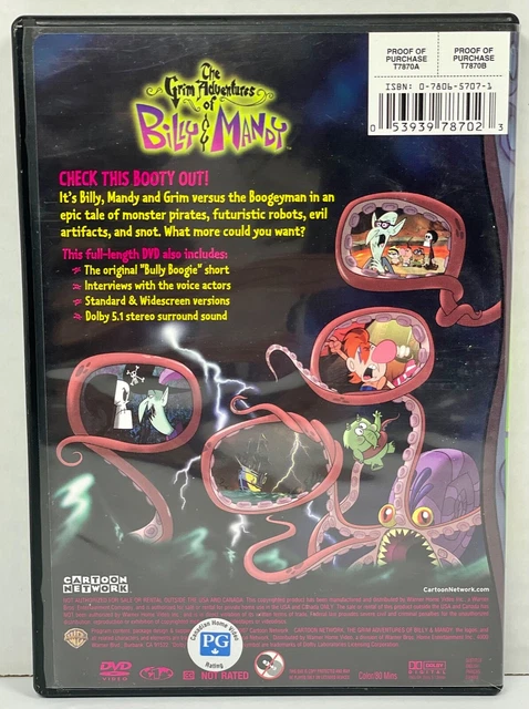 BILLY & MANDY'S Big Boogey Adventure (DVD, 2007) OOP, Very Clean Disc ...