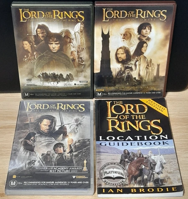 LORD OF THE Rings Trilogy DVD Plus Bonus Location Guidebook Paperback ...