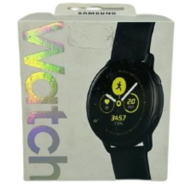 SAMSUNG GALAXY WATCH Active Black 40mm Smartwatch HRM Fitness GPS £43. ...