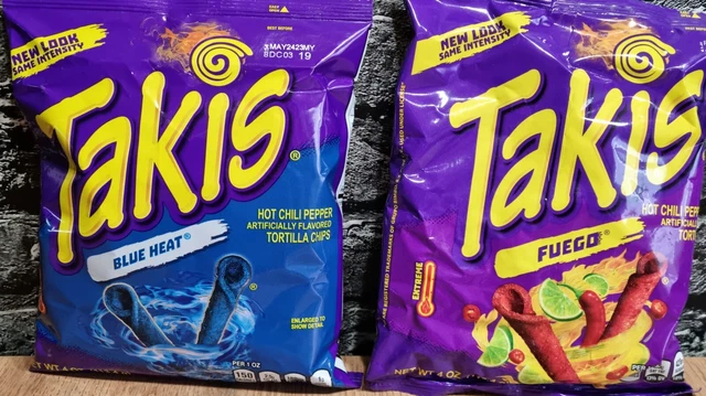 TAKIS BLUE HEAT und Takis Fuego zu je 113,4g das scharfe Duo EUR 9,00 ...