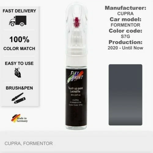 CAR TOUCH UP Paint Cupra Formentor Graphene Grey Code:S7G Scratch ...
