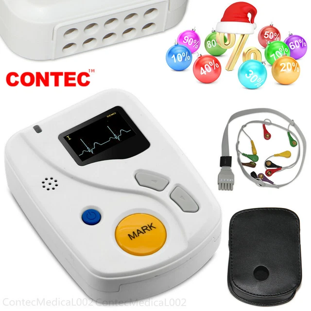 12 CHANNEL 48 Hour ECG Holter Monitor / EKG System Machine Analyzer £ ...