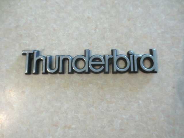 ORIGINAL FORD THUNDERBIRD car plastic badge / / emblem ...