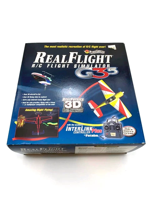 GREAT PLANES REAL Flight G3.5 R/C Flight Simulator Complete • New • L👀K ...