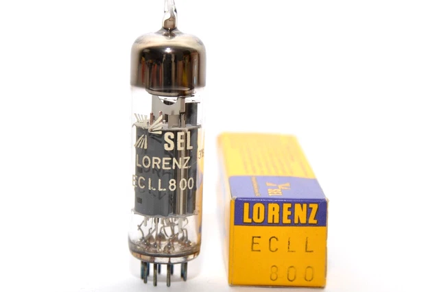 VINTAGE SEL LORENZ ECLL800 Radio-End-Röhre, Audio HiFi Tube / Valve ...