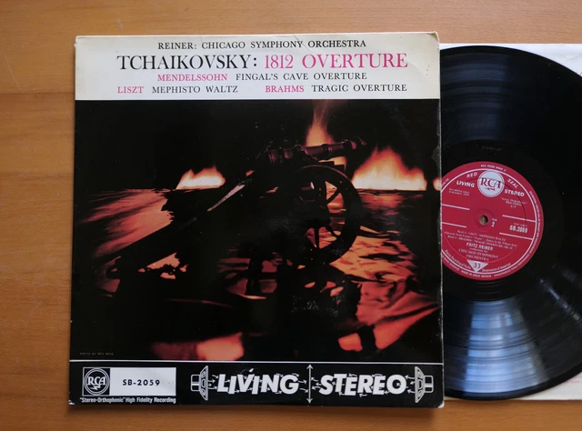 SB-2059 ED1 TCHAIKOVSKY 1812 Overture Fritz Reiner RCA Living Stereo S ...