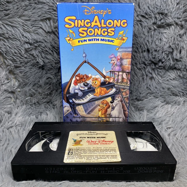 DISNEYS SING ALONG Songs - Fun With Music VHS Tape 1993 Volume 5 Kids Show Film £26.96 - PicClick UK