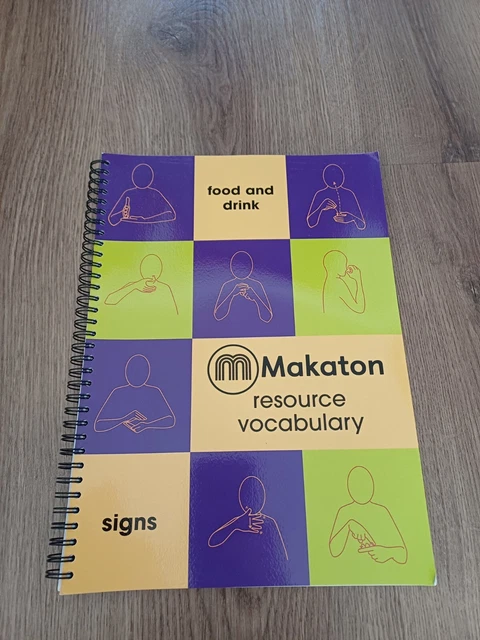 MAKATON RESOURCE VOCABULARY SIGNS Food and Drink 0.00 - PicClick UK