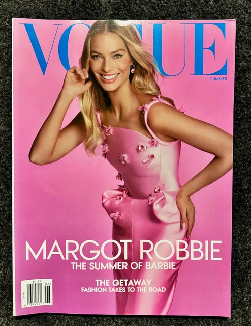 MARGOT ROBBIE BARBIE Movie Usa Vogue Magazine Summer 2023 £17.95 ...