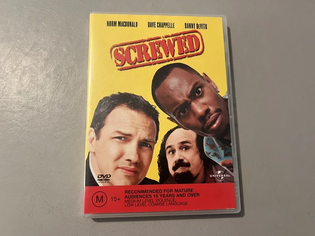 SCREWED DVD, 2000 Comedy Dave Chapelle, Danny DeVito, Norm MacDonald R4 ...