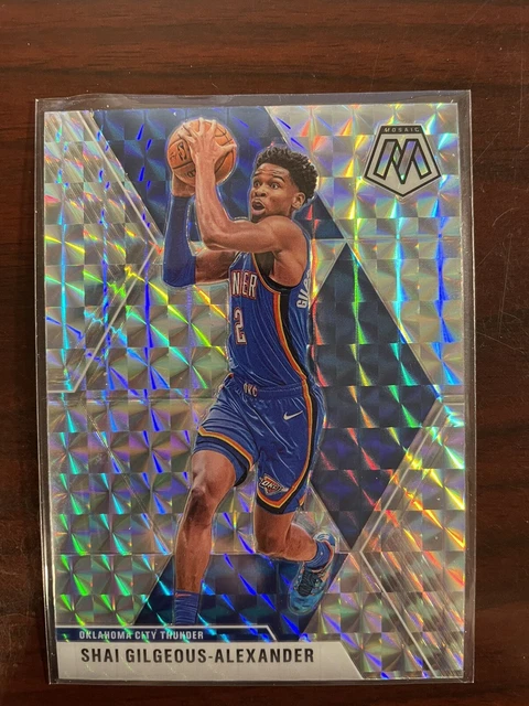 2019-20 MOSAICO PANINI Argento Shai Gilgeous-Alexander #133 OKC Thunder ...
