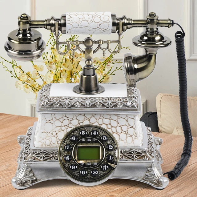 VINTAGE DESK DIAL Telephone Retro Classic Landline Phone Home Office ...