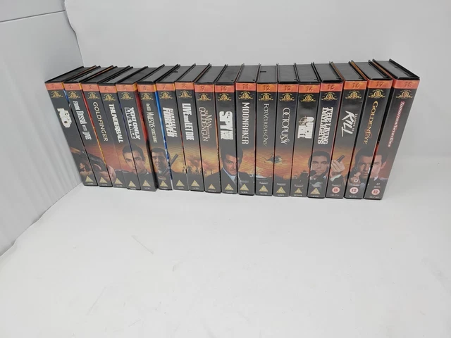 THE JAMES BOND 007 Collection VHS -18 VHS £14.99 - PicClick UK