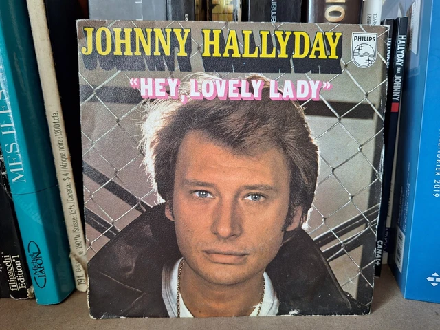 JOHNNY HALLYDAY - Hey, lovely lady (1976) - Vinyle 45 tours SP - Très ...