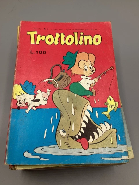 FUMETTO COMICO VINTAGE Trottolino N°7 1969 Ed Bianconi EUR 6,00 ...