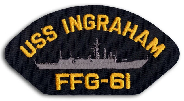 US NAVY FFG-61 USS Ingraham Guided Missile Frigate UIM Shoulder Rocker ...