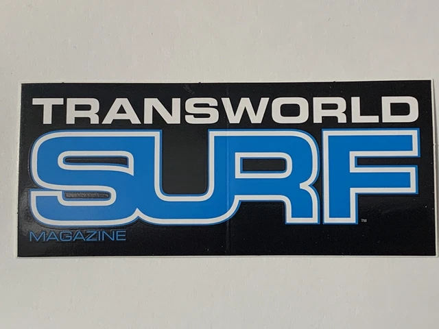 VINTAGE TRANSWORLD SURF Magazine Sticker Original NOS $12.50 - PicClick CA