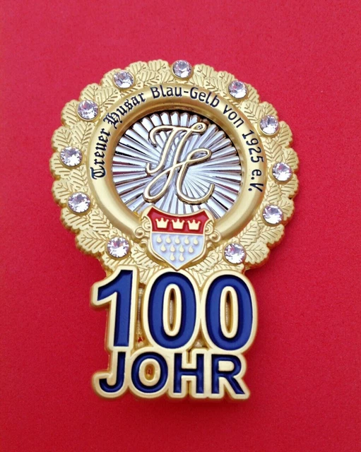 JUBILÄUM 100 JAHRE Köln 2025 Treuer Husar SPANGE Abzeichen Karnevalsorden NEU EUR 33,33 ...