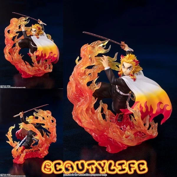 ATU408 KIMETSU NO Yaiba Demon Slayer Flame Breathing Kyojuro Rengoku ...