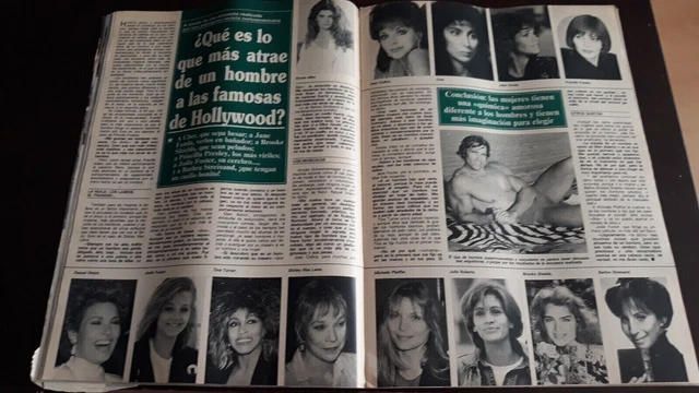 CLIPPINGS BROOKE SHIELDS TINA TURNER CHER RAQUEL WELCH BARBRA STREISAND ...