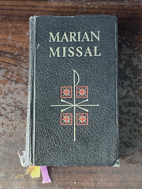 VINTAGE 1963 THE NEW MARIAN MISSAL for Daily Mass by Father Sylvester P ...