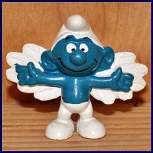 SCHTROUMPF SCHLEICH: 20071 AILES BLANCHES - TBE (Smurf Puffi Pitufo ...