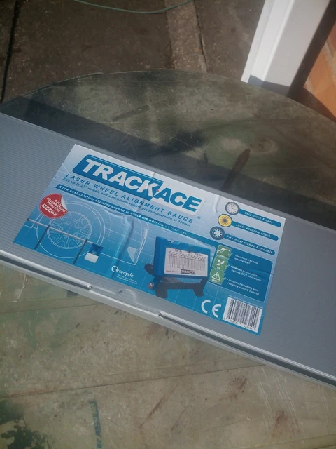 TRACKACE LASER WHEEL Alignment System Tracking Gauge Toe In Out Set Up ...