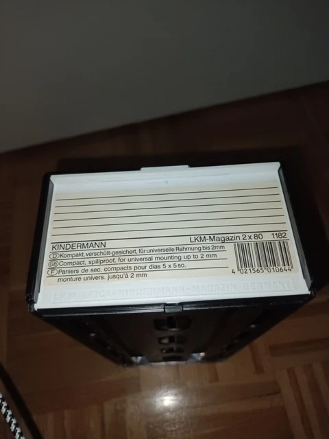 DIA BOX UNIVERSALBOX Stapelbox Foto Dias Diabox Kindermann LKM-Magazin ...