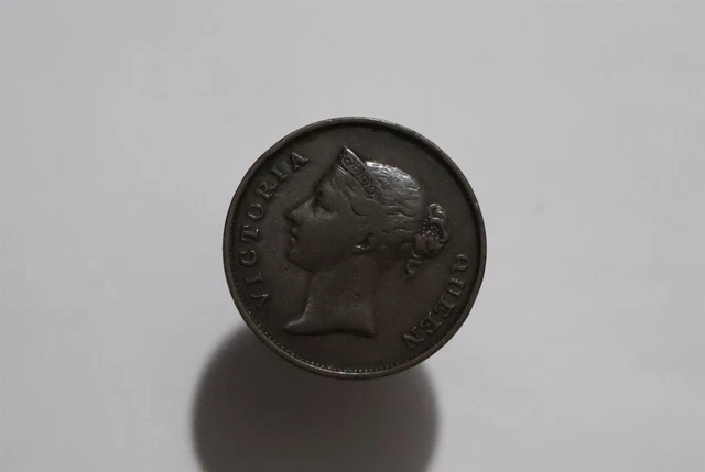 🧭 🇲🇾 STRAITS Settlements 1 Cent 1845 Victoria B53 #Z6722 $60.39 ...