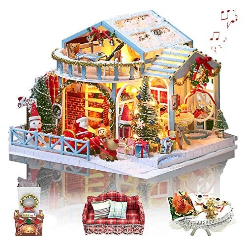 DIY MINIATURE HOUSE Kit With Music Miniature Dollhouse Kit To Build For ...
