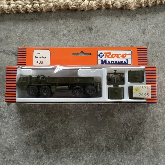 ROCO MINITANKS 488 M977 Tankanlage Militär US Army Laster Lkw BW OVP ...