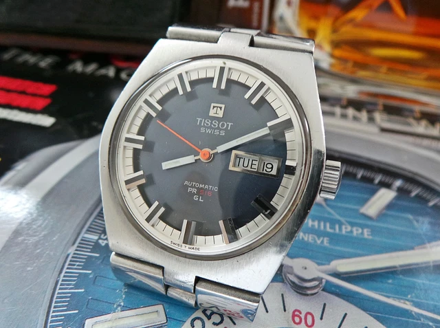 TISSOT PR516 GL Automatic Gents Vintage Watch c1970's-Stunning! £585.00 ...