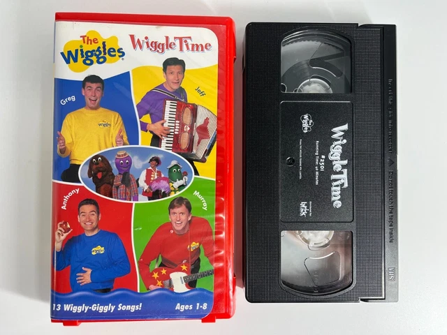 THE WIGGLES WIGGLE Time VHS Tape 1999 Vintage Preschool Red Clamshell ... THE WIGGLES WIGGLE Time VHS Tape 1999 Vintage Preschool Red Clamshell ...