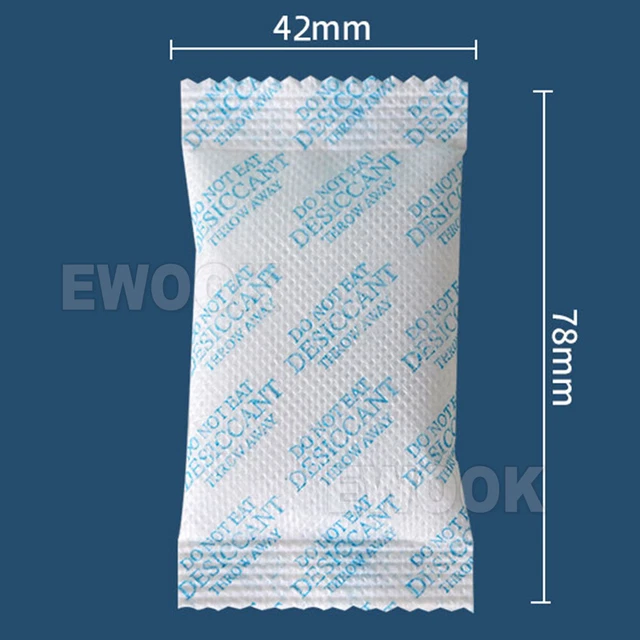 10GRAM REUSABLE SILICA Gel Packets Desiccant Moisture Absorber Packs ...