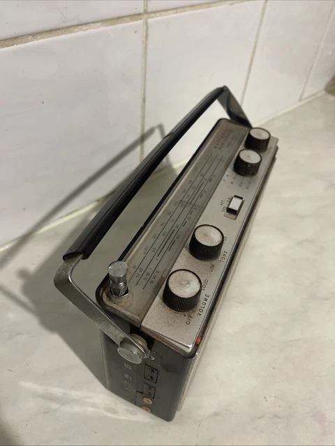 NATIONAL PANASONIC RF-1006WD Radio Parts Or Repair Bonus Leather Cover ...